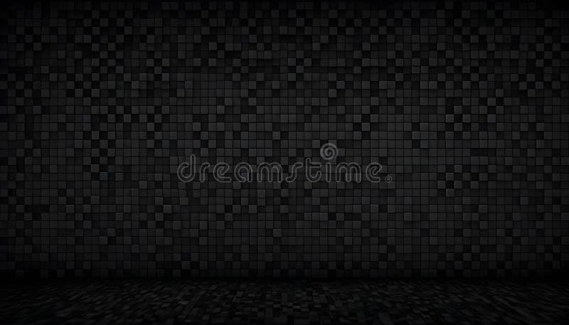 A Black Background with a High-contrast, Pixelated Digital Texture ...