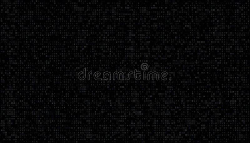 A Black Background with a High-contrast, Pixelated Digital Texture ...