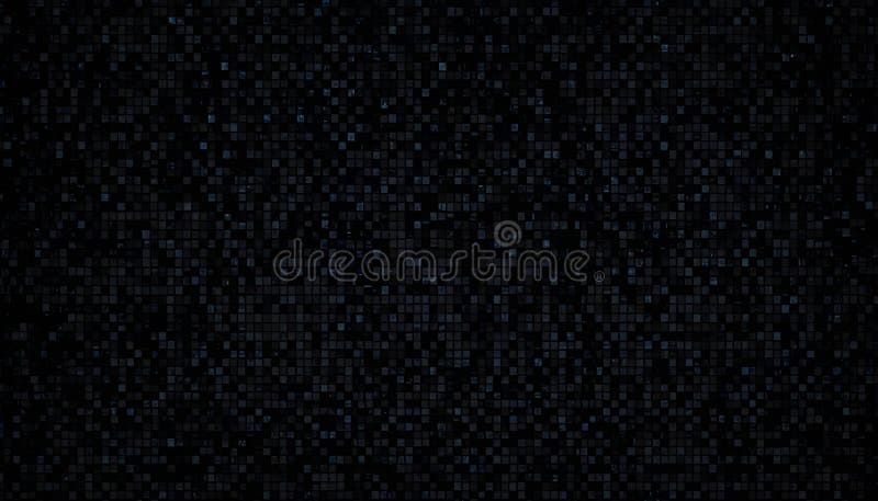 A Black Background with a High-contrast, Pixelated Digital Texture ...