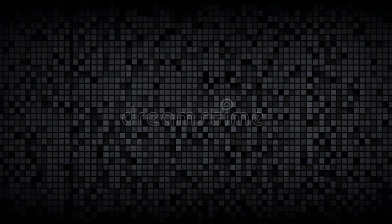 A Black Background with a High-contrast, Pixelated Digital Texture ...