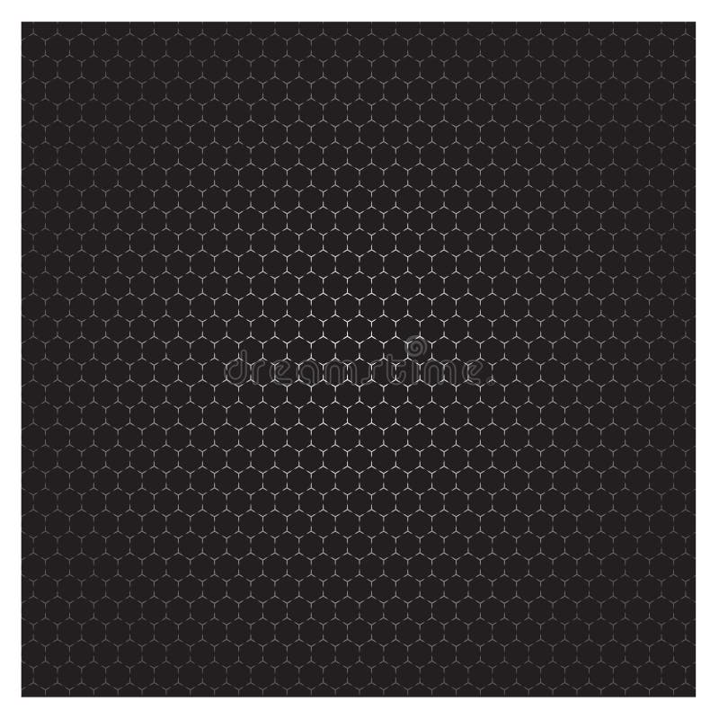 Black Background Honeycomb Structure Stock Vector - Illustration of ...