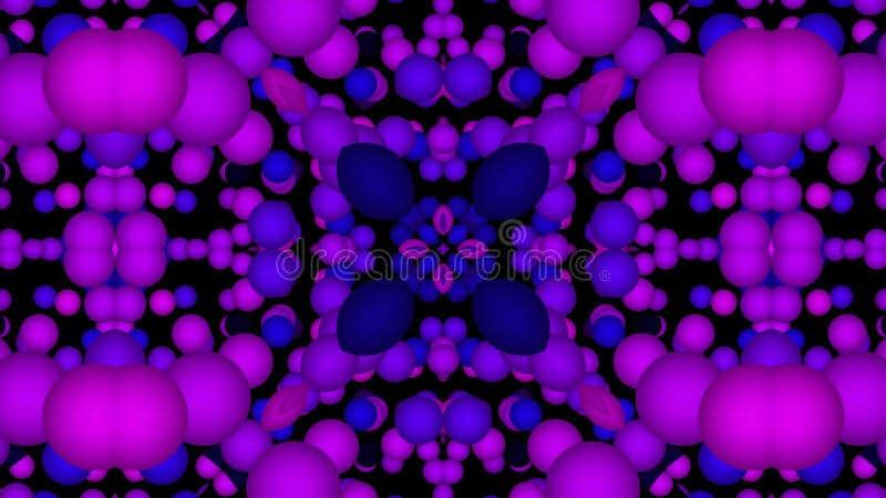 Black Background with an Interesting Pattern of Colorful Circles ...