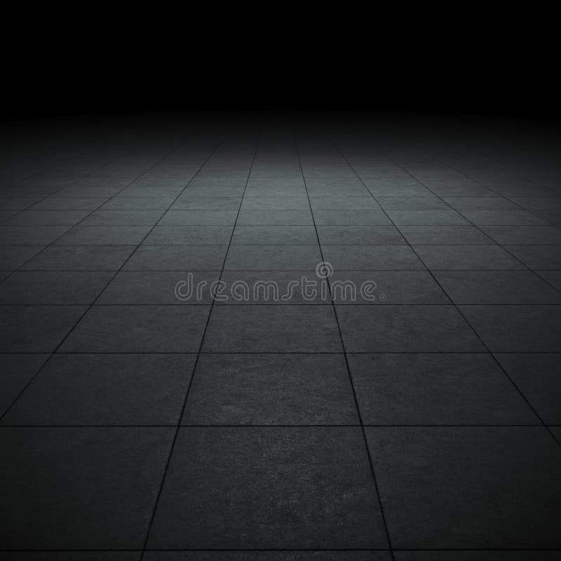 Empty Spot Lit Dark Blue Background Stock Illustration - Illustration ...