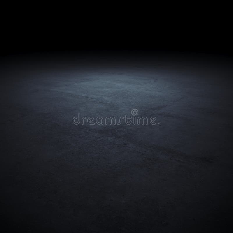 Empty Spot Lit Dark Background Stock Photo - Image of black ...