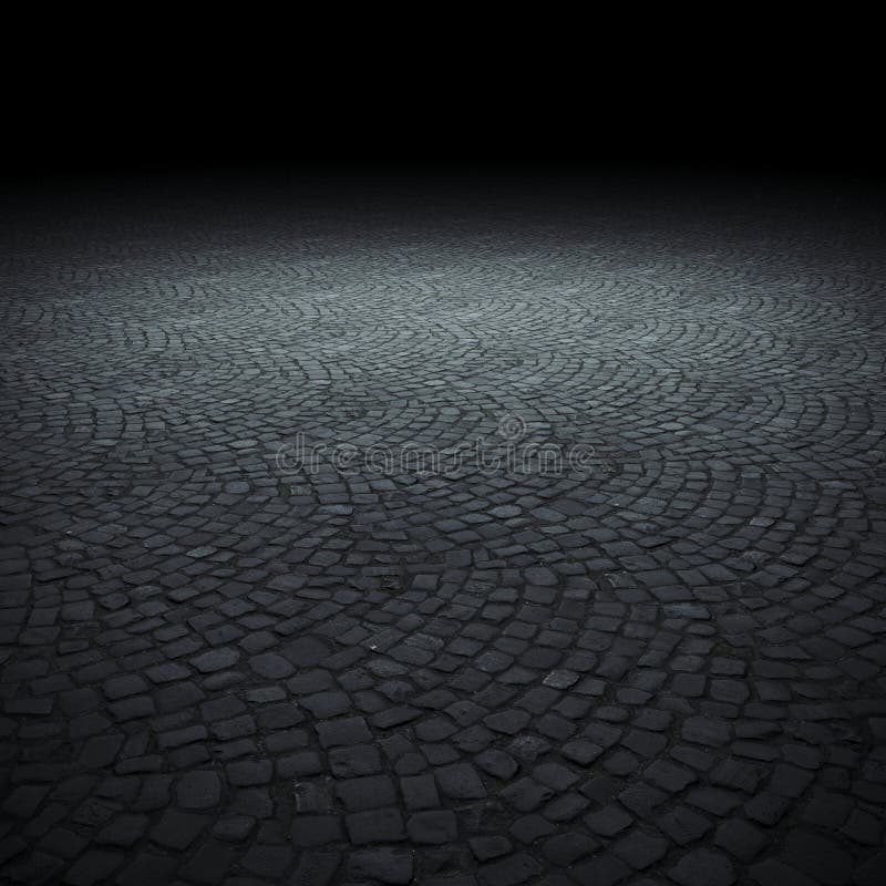Empty Spot Lit Dark Background Stock Photo - Image of blank, floor ...