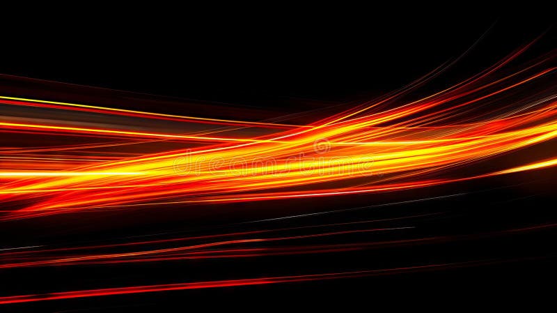A Black Background with Light Streaks Stock Image - Image of swirl ...