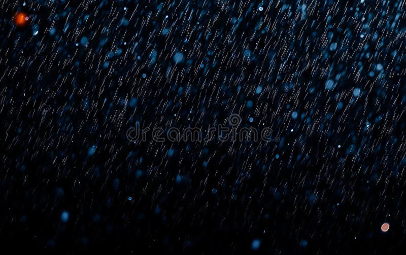 A Black Background with a Lot of Snow Falling from the Sky Stock Photo ...