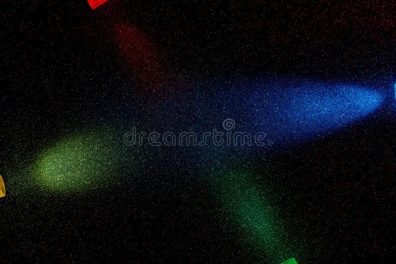 On a Black Background in a Multi-colored Small Grain Crossed Wide and ...