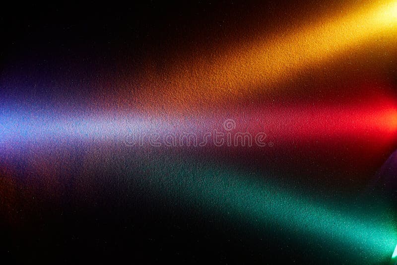 Black Background Multi Colored Wide Beams Light Intertwined One Point ...