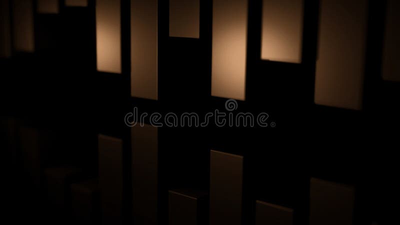 Black Background with Orange and White Stripes. Design. Small Strips ...