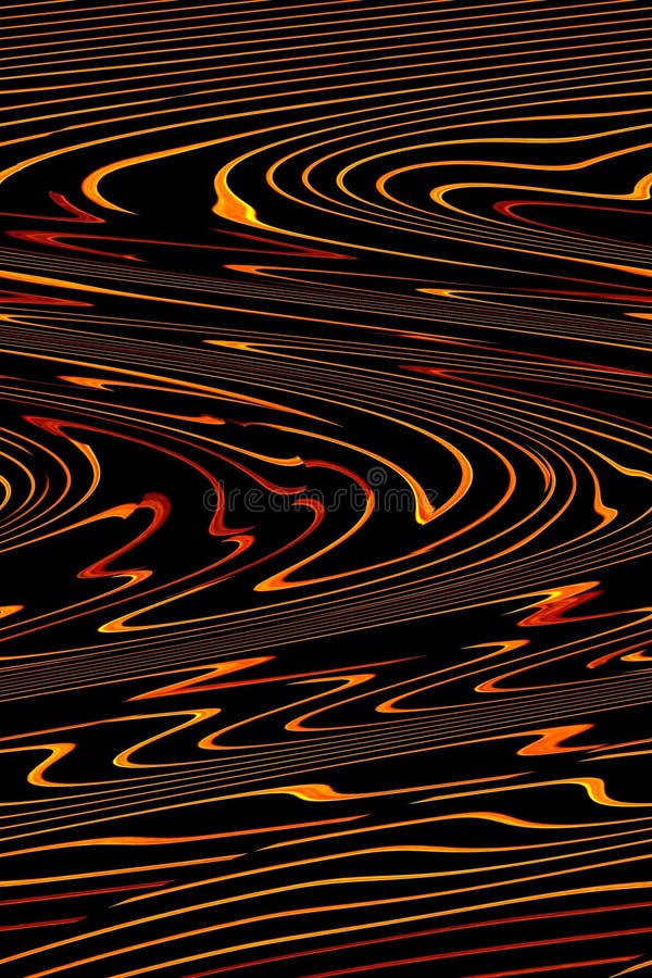 Black Background with Orange and Yellow Swirls Stock Photo - Image of ...