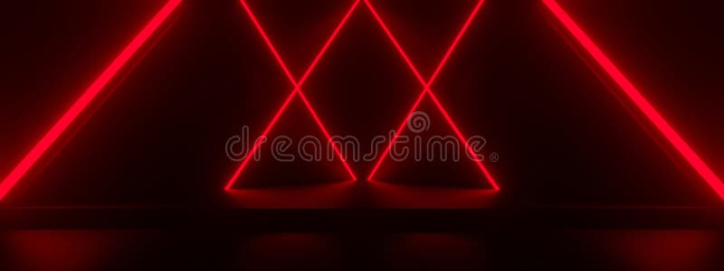 Black Background with Red Neon Lights Stock Illustration - Illustration ...