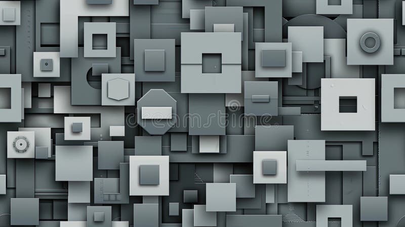 A Black Background with a Repeating Pattern of Triangles with Varying ...
