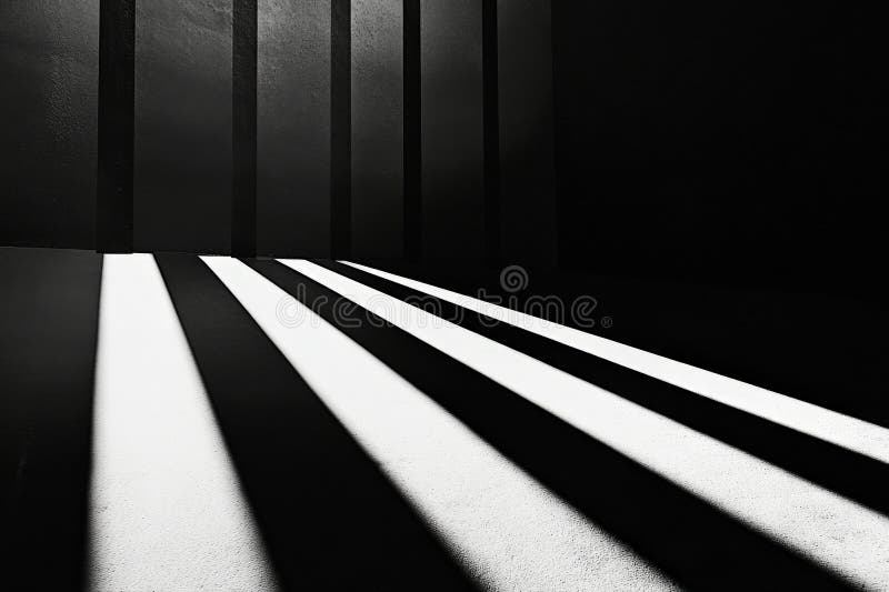 A Black Background with Sharp, Angled White Stripes Cutting Across the ...
