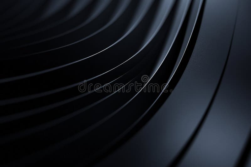 A Black Background with Sharp, Curved Lines Casting Dramatic Shadows ...