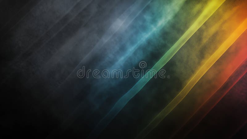 Black Background with Smoke and Light Rays Stock Illustration ...