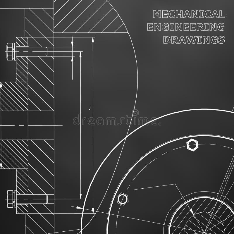 Mechanics. Technical Design. Engineering Style Stock Vector ...