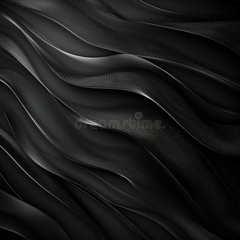 Black Background with Wavy Lines Stock Illustration - Illustration of ...