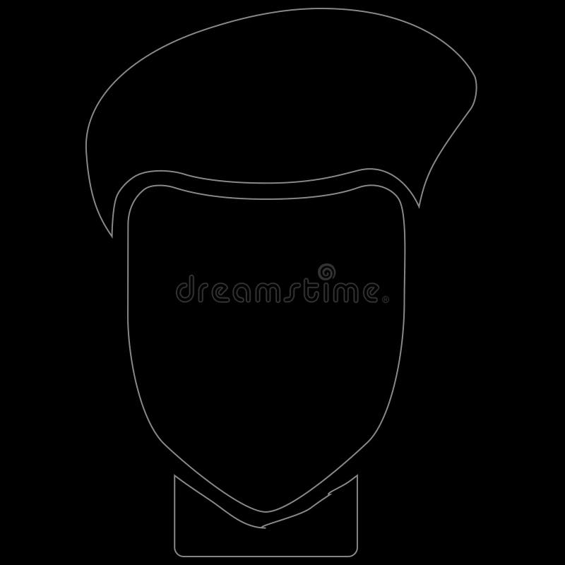 Black Background Web Design Graphic Icons. High Resolution Shapes ...