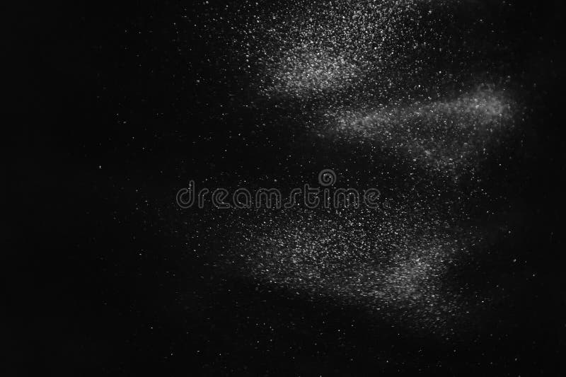 Black Background with White Particles Stock Image - Image of mysterious ...