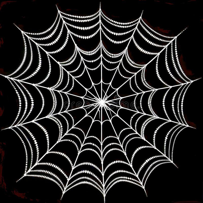 Spider Web Clipart Black And White