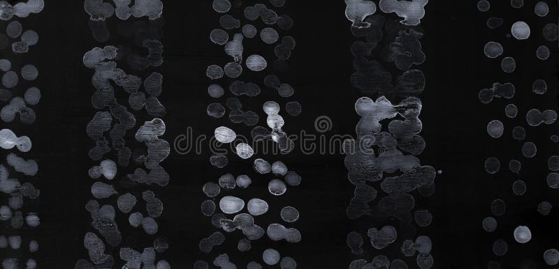 Black Background with White Translucent Circles. Striped Abstract ...