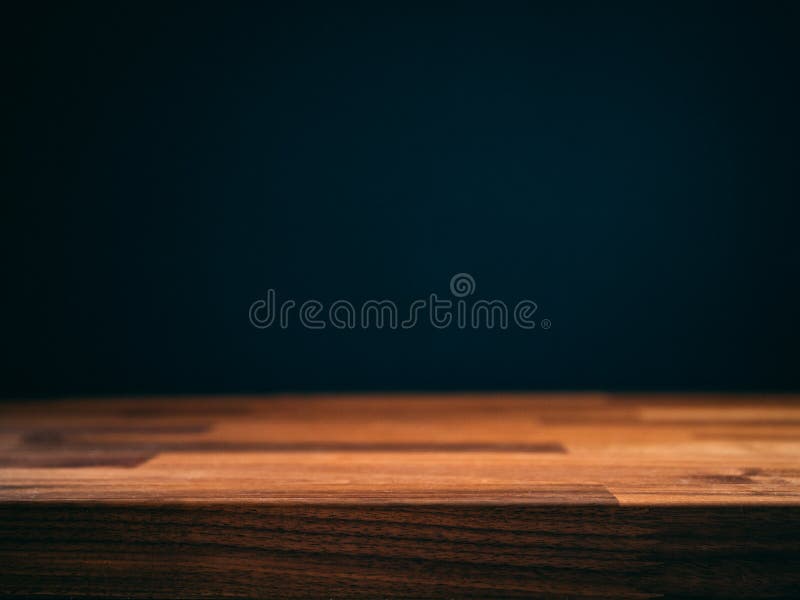 Black Background with a Wooden Table Stock Image - Image of wooden ...