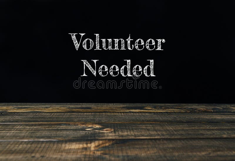Black Background Word Volunteer Needed Stock Photos - Free & Royalty ...