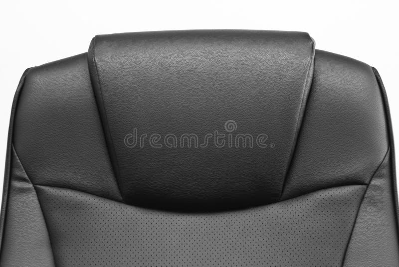 Black Backrest on the Chair. Stock Photo - Image of soft, equipment ...