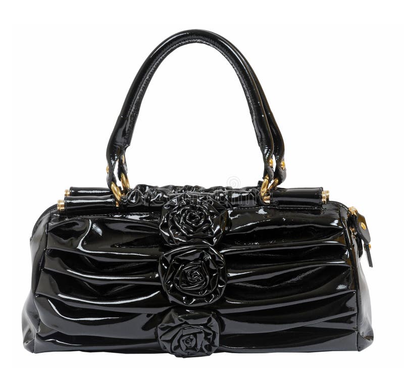 Black bag stock image. Image of icons, black, clasp, glamour - 44035521
