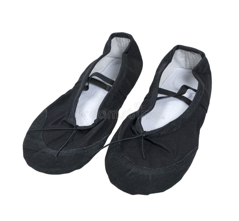 Black Ballet Slippers stock photo. Image of shoes, ballet - 20246824