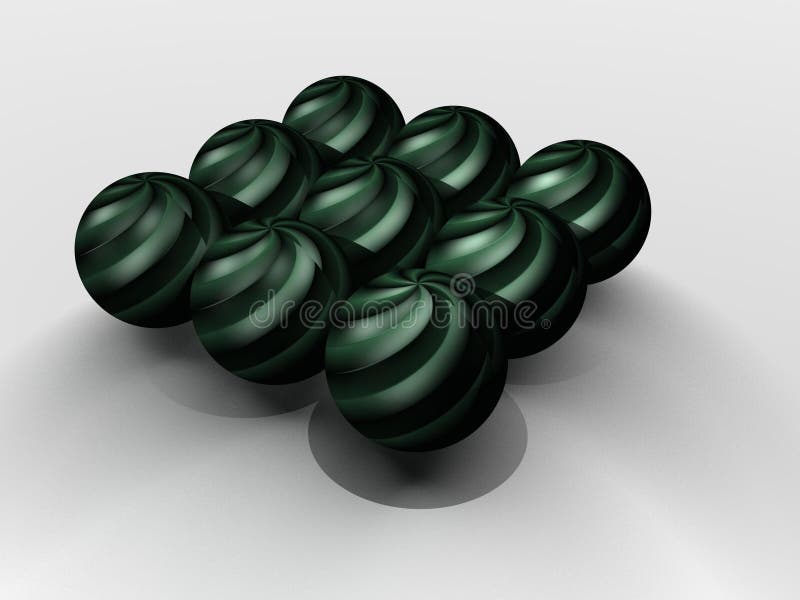 Black balls illustration stock illustration. Illustration of group ...