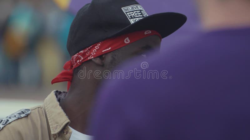 Black Bandit Guy with Automatic Rifle Gun Standing in Front of Car ...