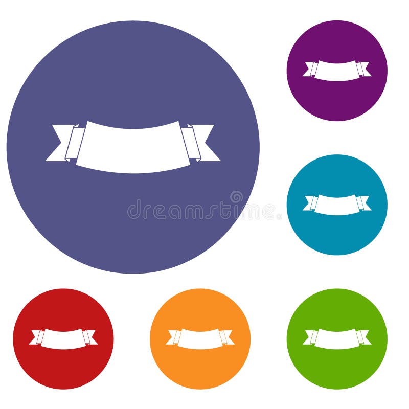 Black banner icons set stock vector. Illustration of choice - 95957400