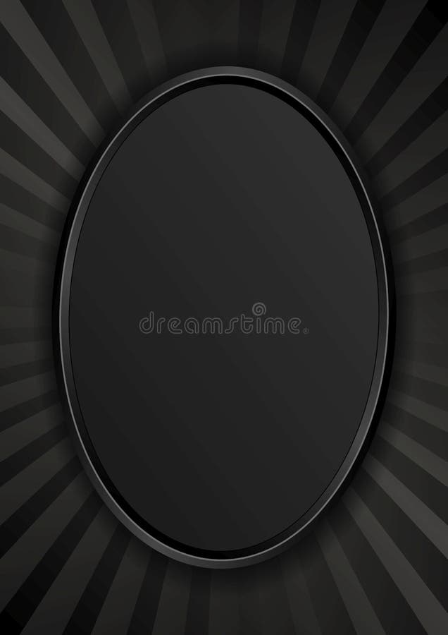 Black banner stock vector. Illustration of round, shape - 183735284