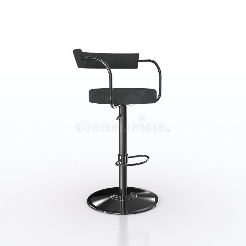 Bar Stool Furniture Top View Stock Illustration - Illustration of ...