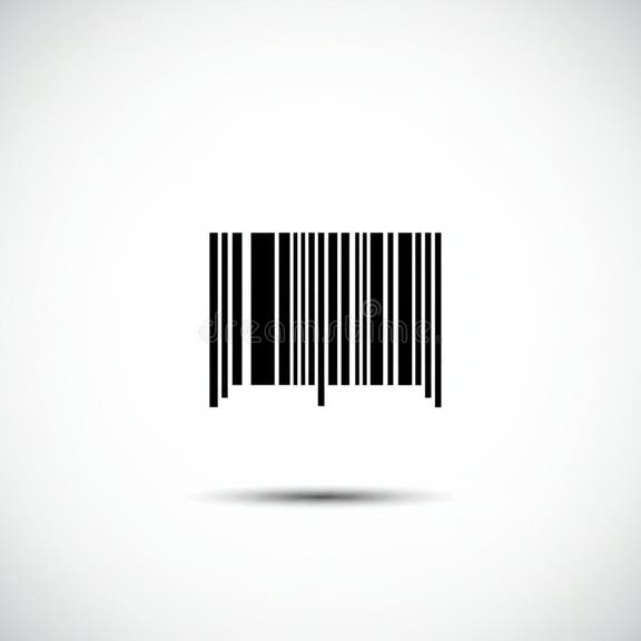 A Black Barcode Featuring Vertical Lines of Varying Widths and Spacing ...