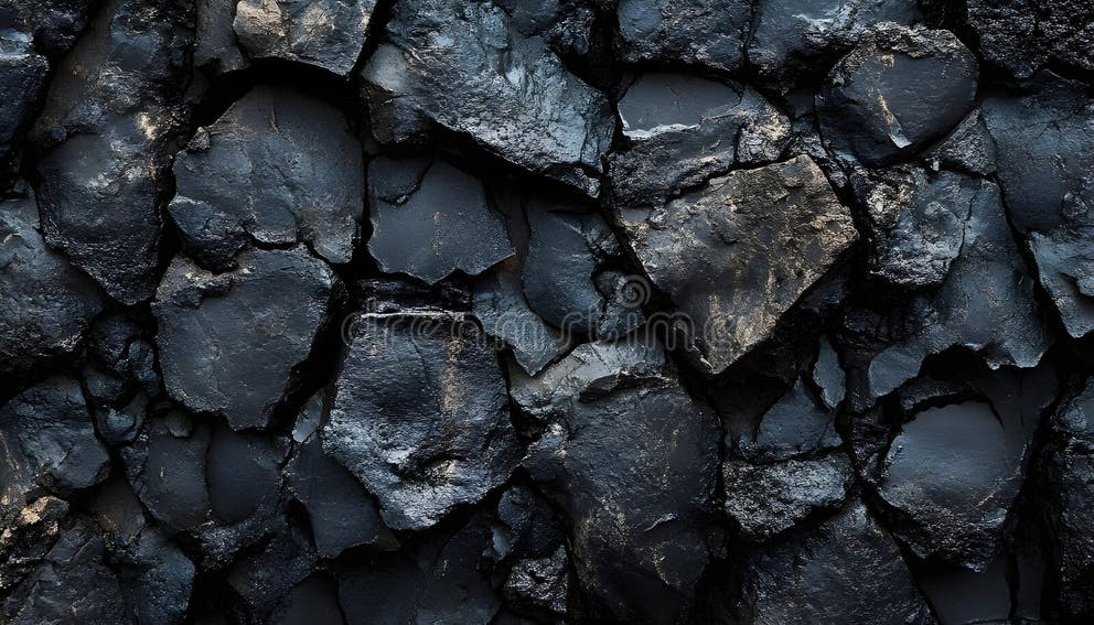 Black Basalt Lava Flow Backdrop Stock Photo - Image of hardened, dark: 387481860