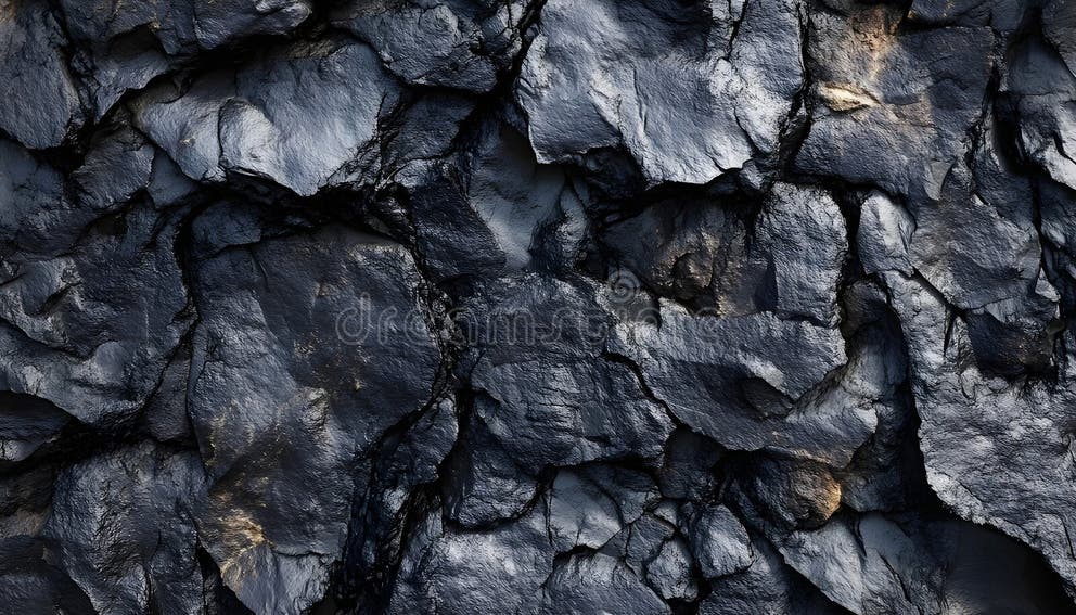Black Basalt Lava Flow Backdrop Stock Photo - Image of magma, texture ...