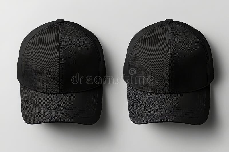 The Black Baseball Cap Mockup Presents a Simple and Clean Design ...