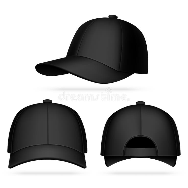 Black Cap Side Stock Illustrations – 4,778 Black Cap Side Stock ...