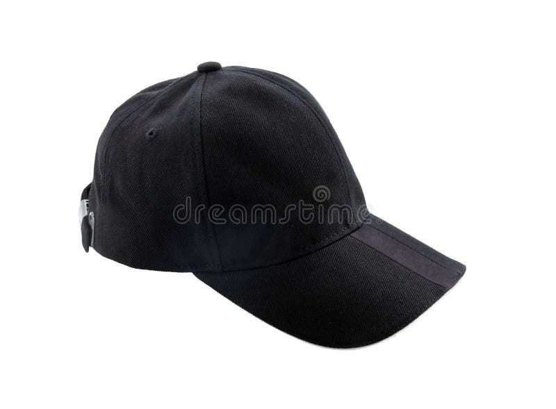 Black Baseball Cap on White Stock Image - Image of classic, white ...