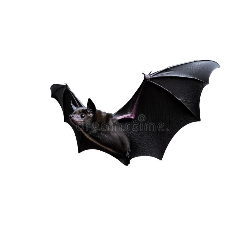 Black Bat Outstretched Wings Stock Photos - Free & Royalty-Free Stock ...