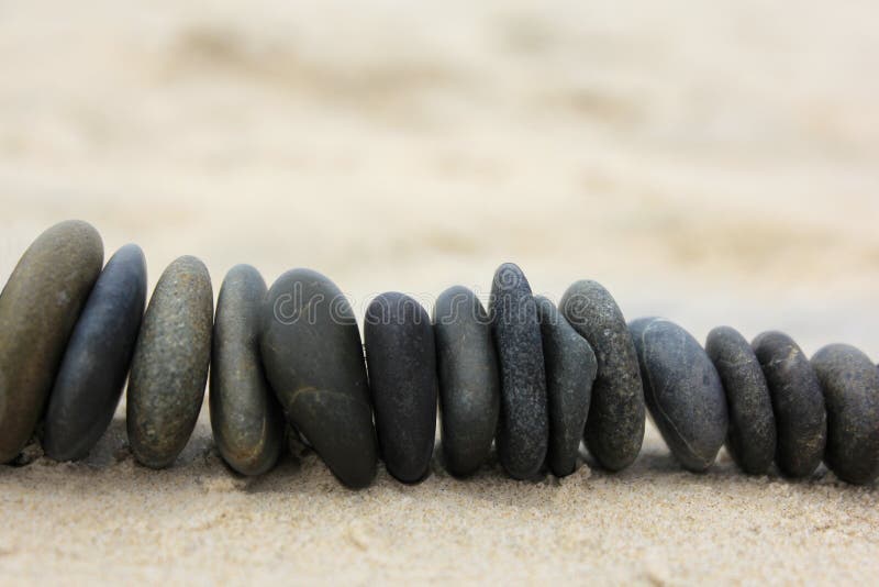 Black Beach Pebbles stock photo. Image of nature, objects - 42284316