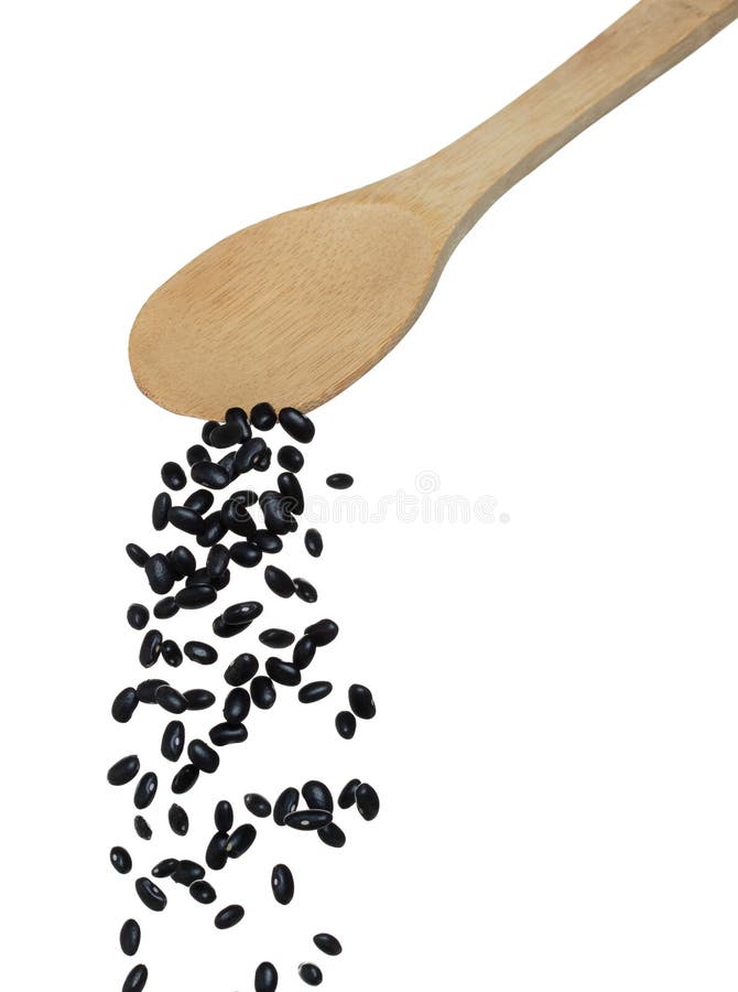 Black Bean Fall, Black Grain Beans Explode Abstract Cloud Fly from ...