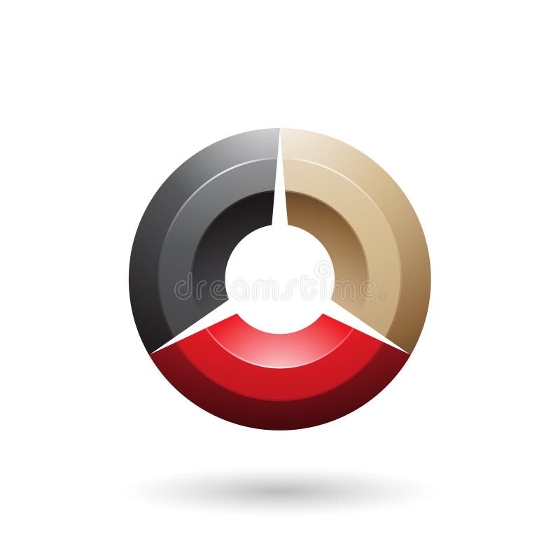 Black and Beige Glossy Shaded Circle Vector Illustration Stock Vector ... Black and Beige Glossy Shaded Circle Vector Illustration Stock Vector ...