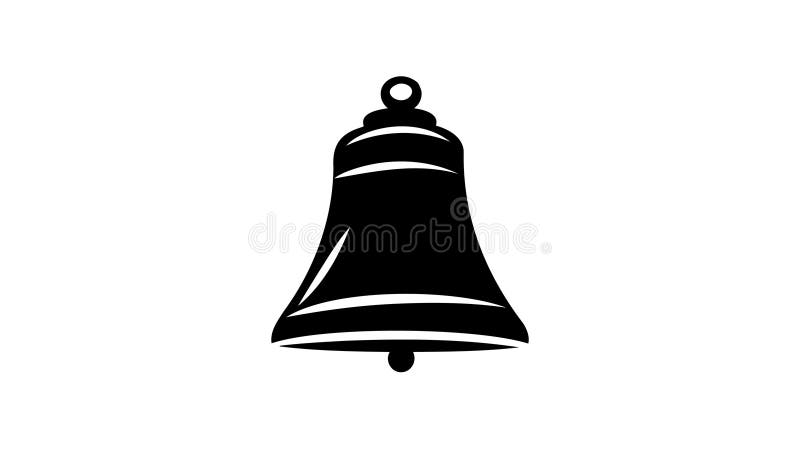 Notification Bell Icon. Outline Style. Notification Bell Vector Icon ...