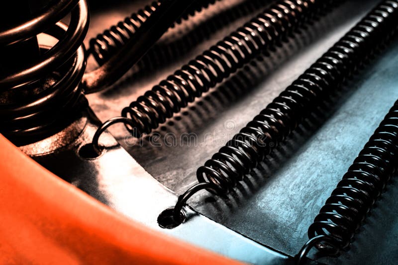 Black Bicycle seat springs stock photo. Image of transportation - 151724092