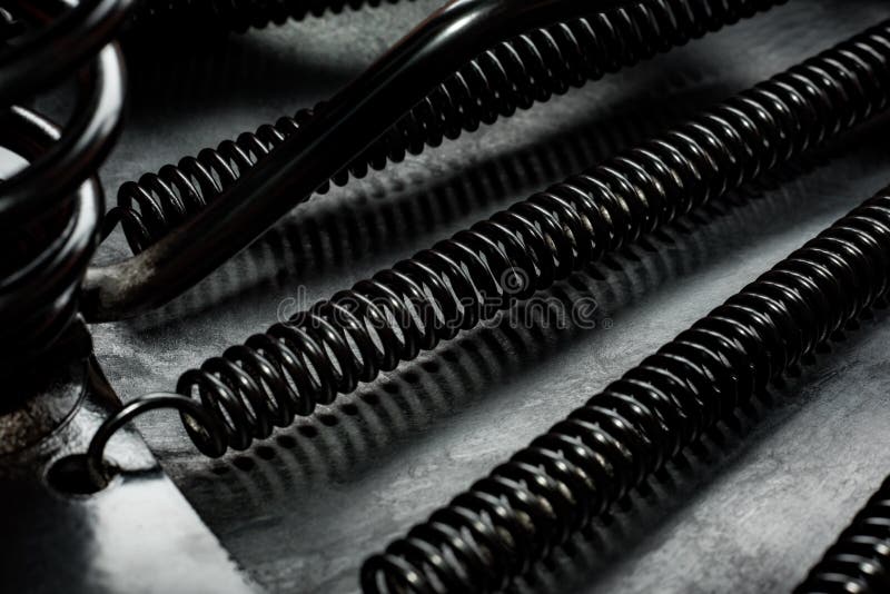 Black Bicycle seat springs stock image. Image of transport - 151724271