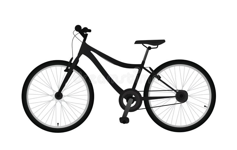 Bicycle Side View Icon in Trendy Design Style. Bicycle Side View Icon ...